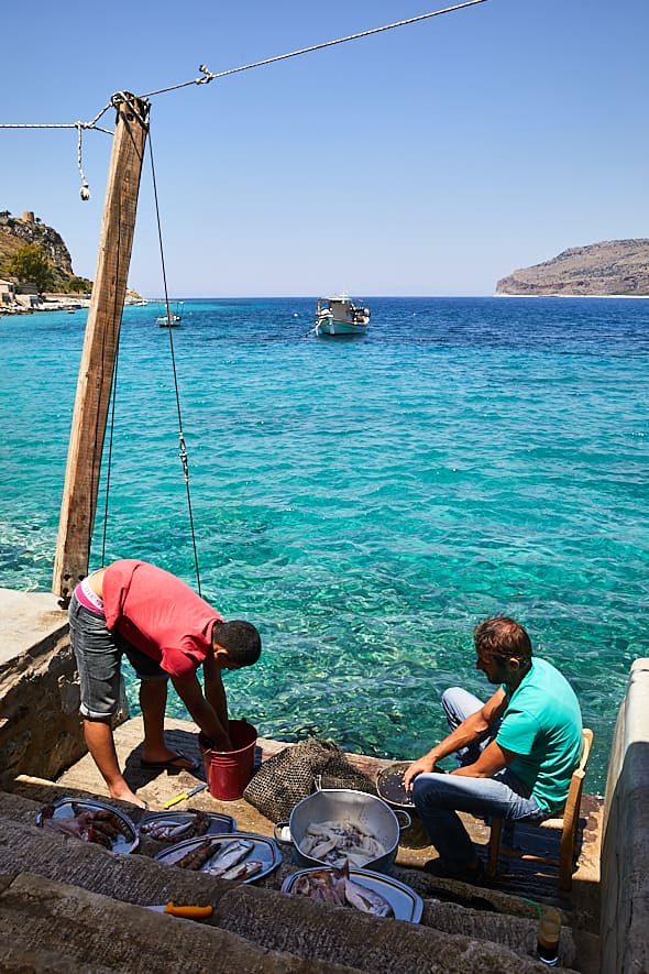 Taverne Takis à Limeni, Grèce