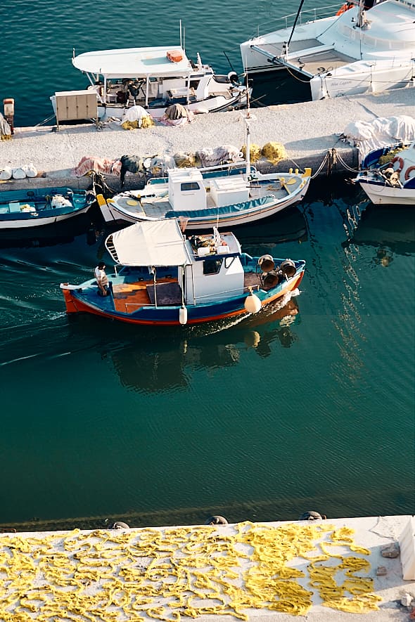 Taverne To Psaraki à Santorin, Grèce